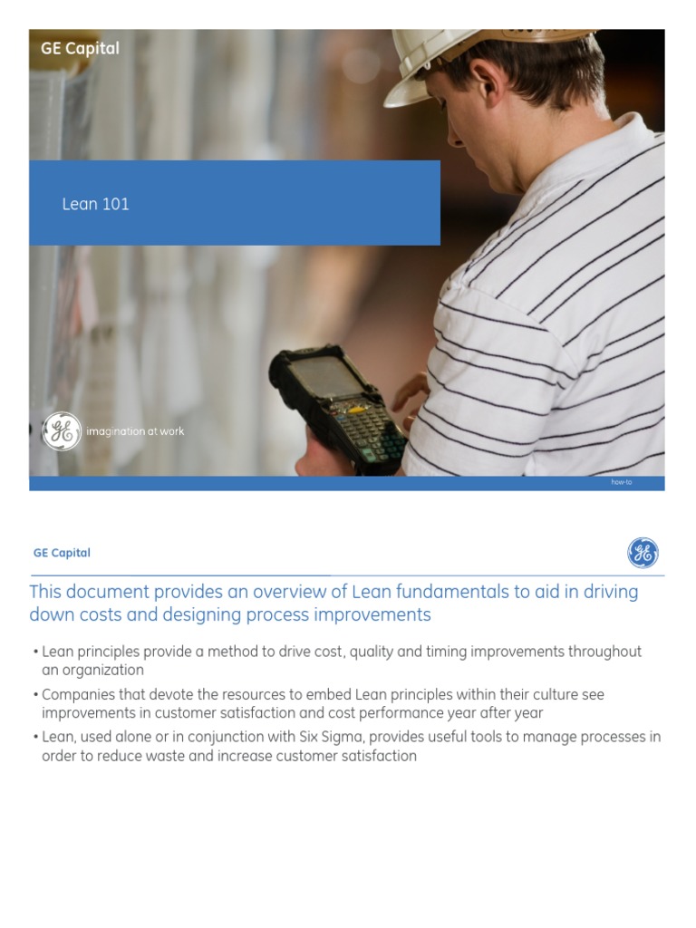 Lean 101 | PDF | Lean Manufacturing | Business Process
