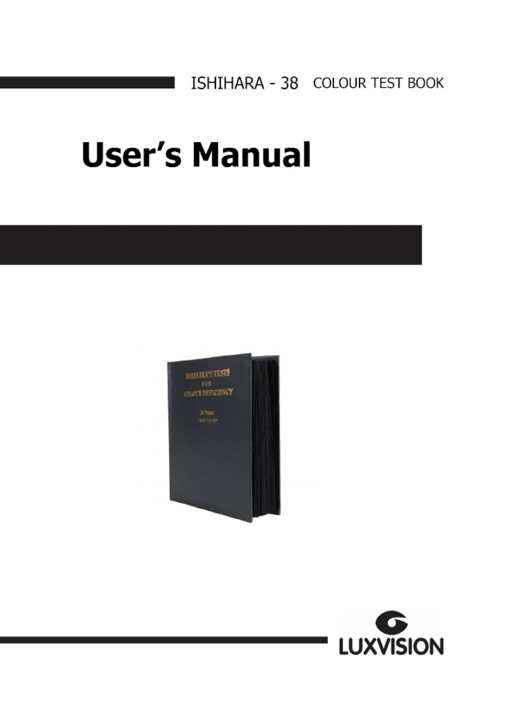 Ishihara Color Test Instructions | PDF | Color | Neuropsychological ...