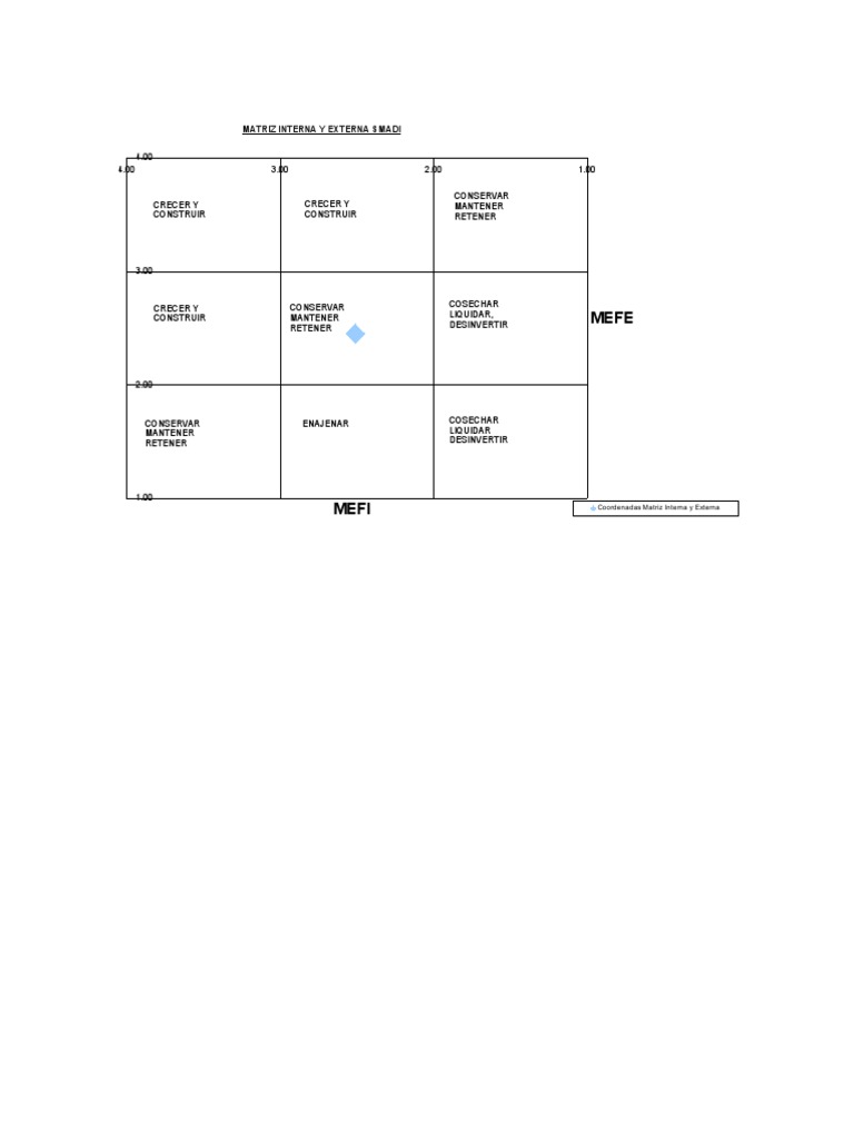 Matriz Mefe y Mefi | PDF
