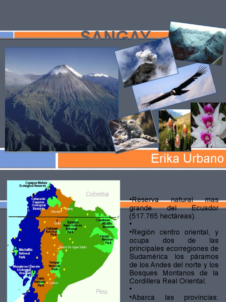 Parque Nacional Sangay - Ecuador | PDF | Geografía Física | Ciencias de ...
