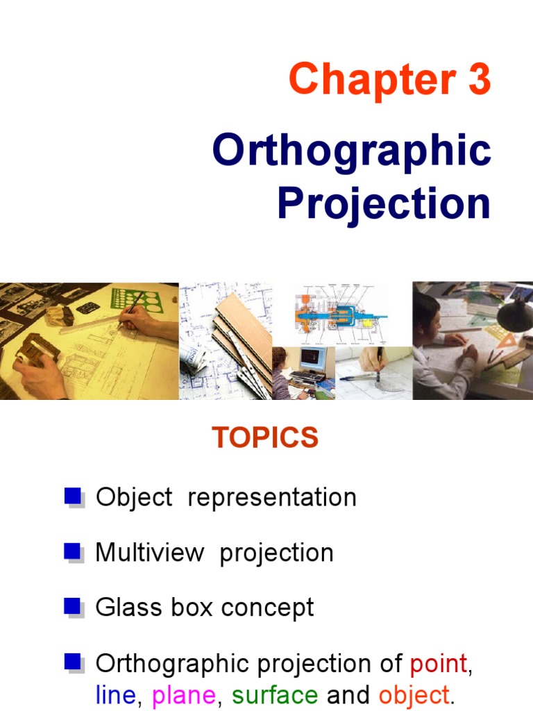 3a. Orthographic Projection - Multiview Projection | PDF | Perspective ...