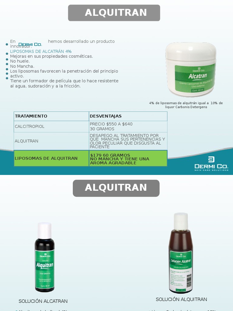 ALQUITRAN | Psoriasis | Medicina | Prueba gratuita de 30 días | Scribd