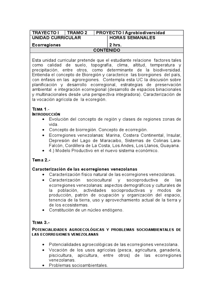 Ecor Region Es | PDF
