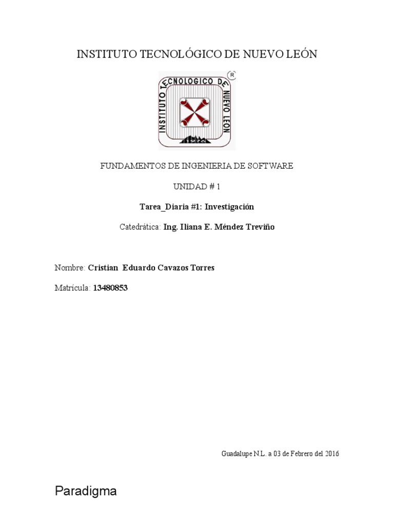 Los Paradigmas o Modelos de Desarrollo de Software Más Utilizados | PDF