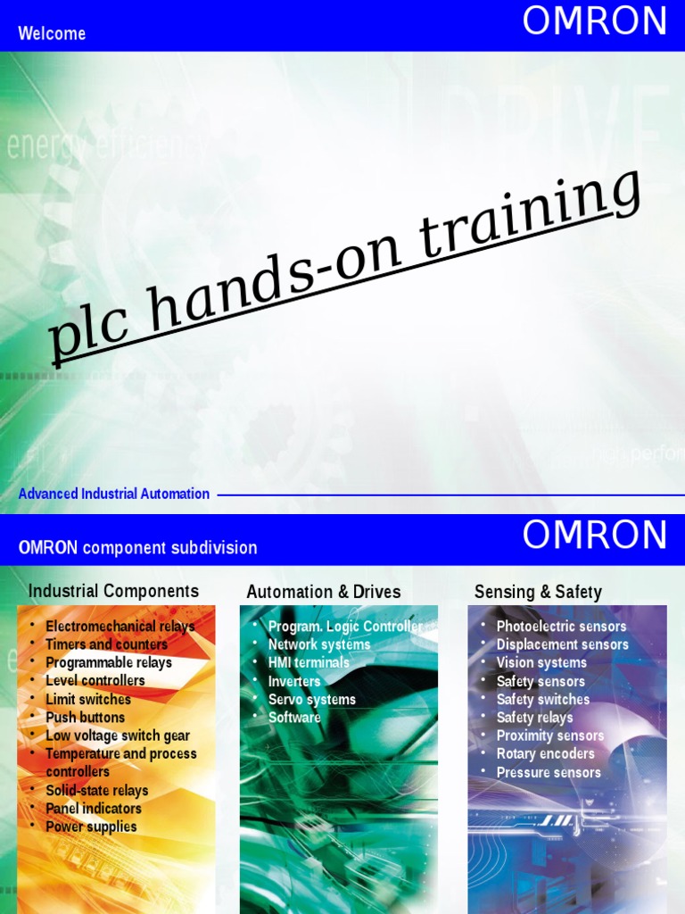 OMRON PLC Programming - Hands-On Training | PDF | Manufactured Goods ...