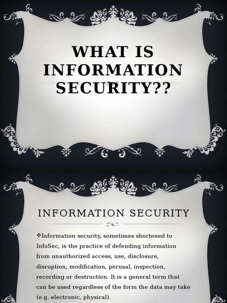 Understanding Information Security Basics | PDF | Computers ...