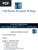 Writing A Synthesis of RRL | PDF | Argument | Essays