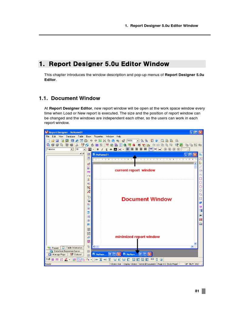 Report Designer Manual - 02.chapter 1 - 1 | PDF | Computer File ...