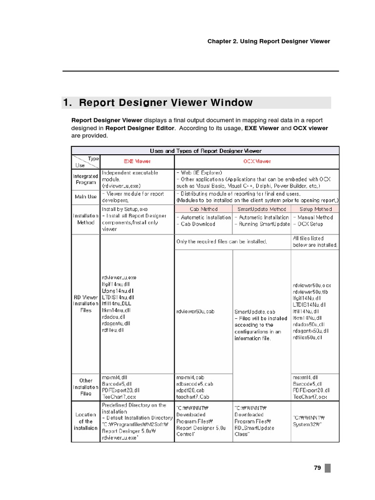 Report Designer Manual - 11.chapter 2 | PDF | Parameter (Computer ...