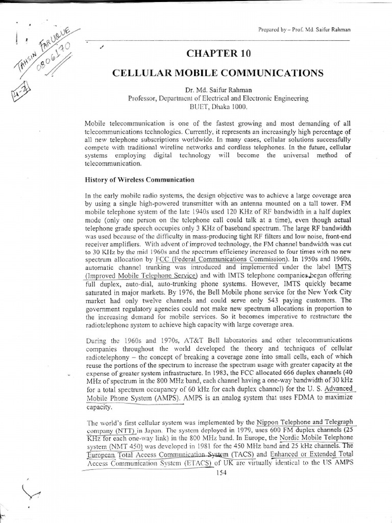 Cellular Mobile Communications | PDF | Cellular Network | Radio