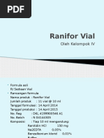 Injeksi Ranitidin HCL-KLP 1 - 1 | PDF