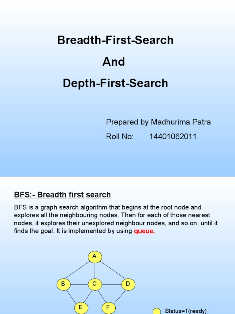 BFS DFS | PDF | Graph Theory | Theoretical Computer Science BFS DFS | PDF | Graph Theory | Theoretical Computer Science