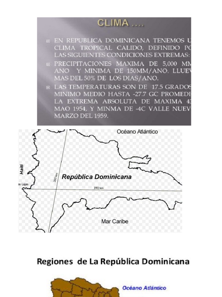 Clima de Republica Dominicana | PDF | Ciclones tropicales | Velocidad ...
