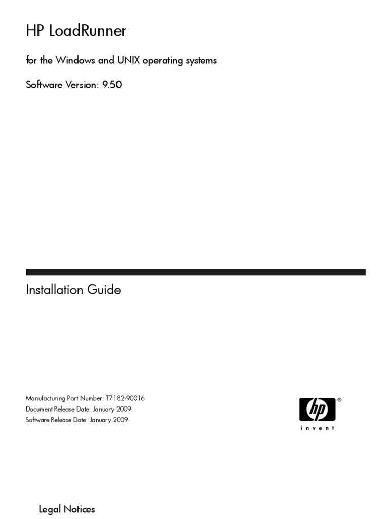 Load Runner Installation Guide | PDF | Windows Server 2003 | Microsoft ...