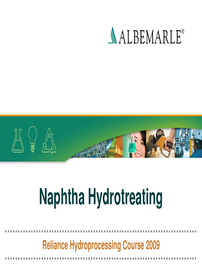 Reliance HPC Course 2009 - 09 - Naphtha Hydrotreatment | PDF | Oil ...