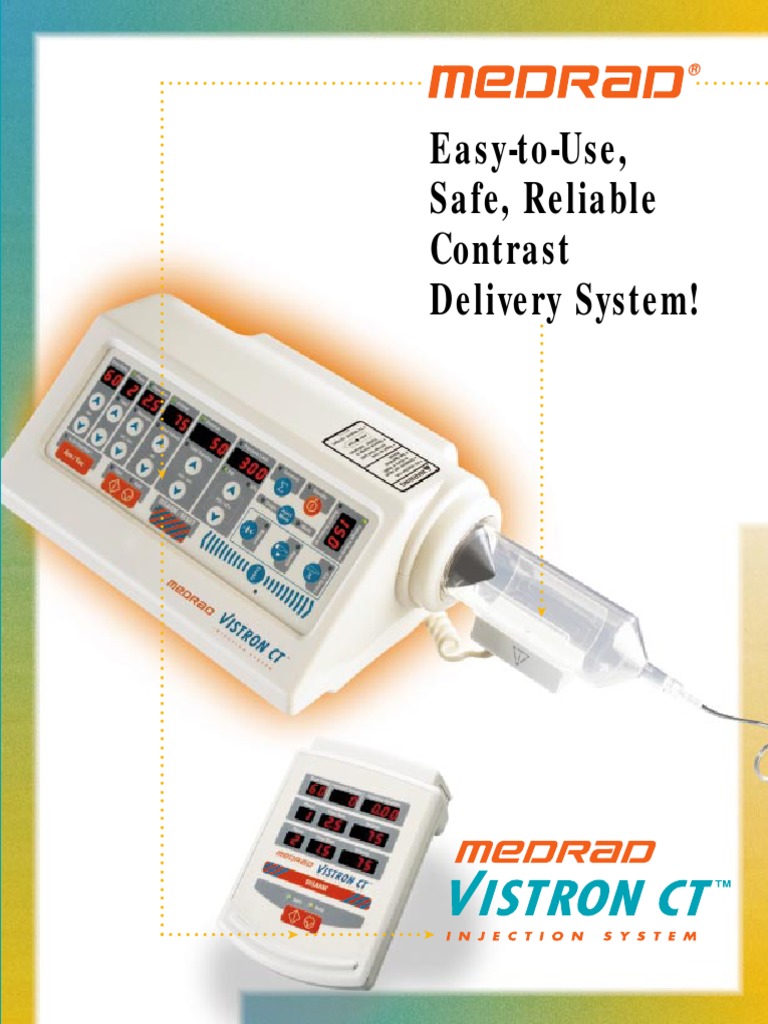Medrad Vistron | PDF | Syringe | Fuel Injection