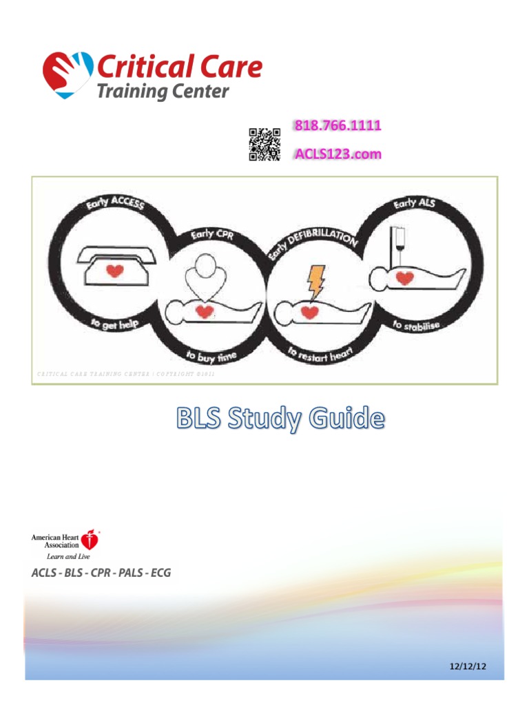 BLS Study Guide.pdf | Cardiopulmonary Resuscitation | Physiology