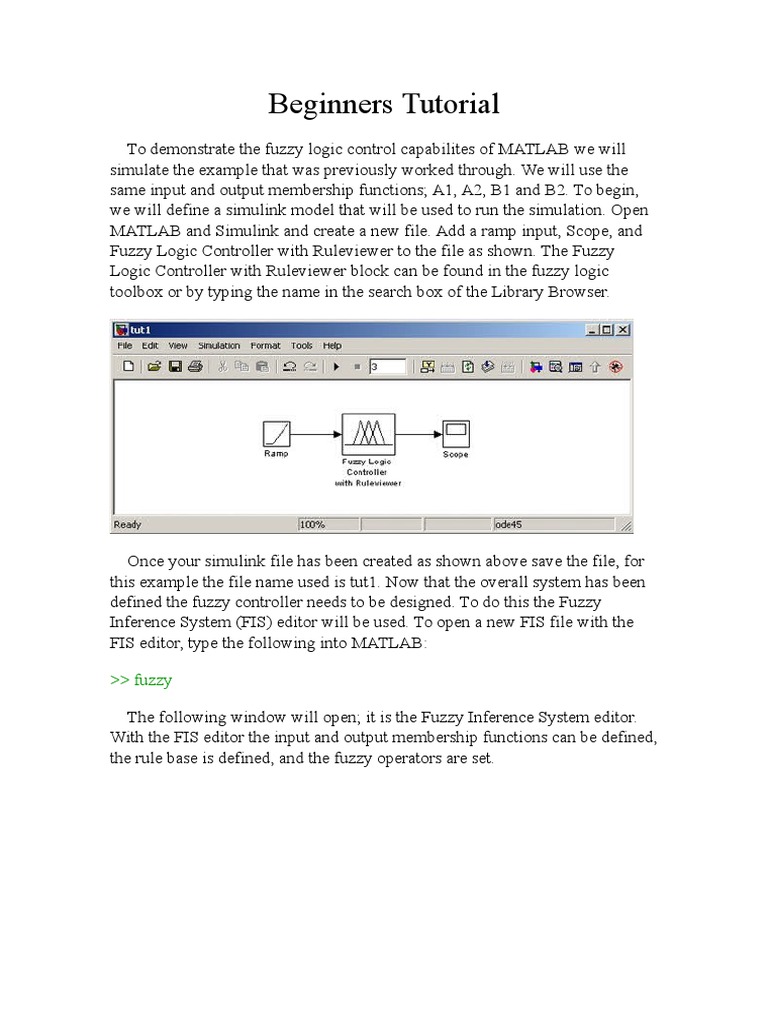 Fuzzy Matlab Example | PDF | Fuzzy Logic | Matlab