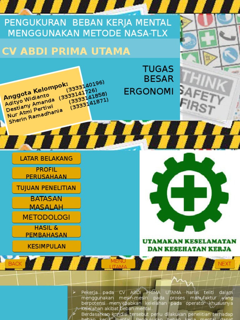 Ergonomi - Beban Kerja Mental | PDF