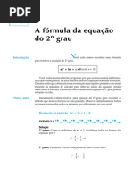 Fórmula Resolvente de Delta | PDF | Equações | Equação quadrática