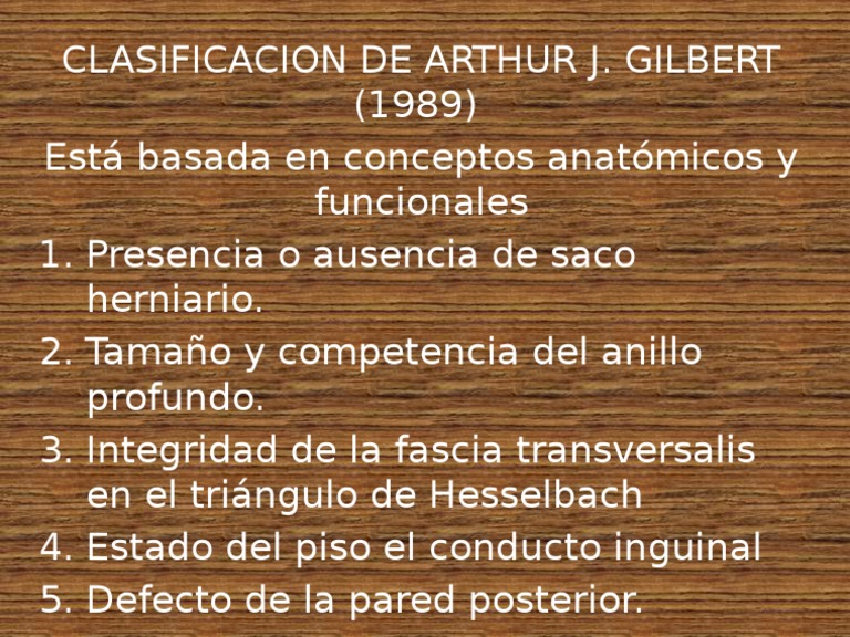 Clasificacion de Gilbert | PDF
