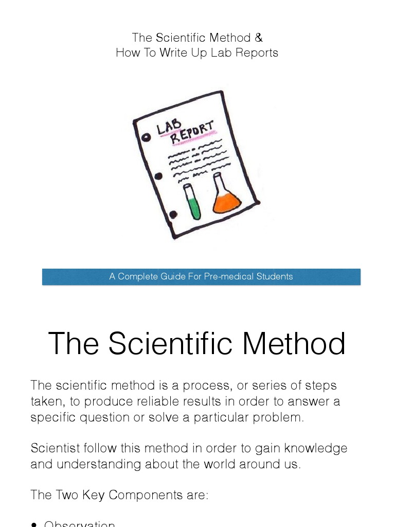 The Scientific Method and How To Write Up Lab Reports | PDF ...