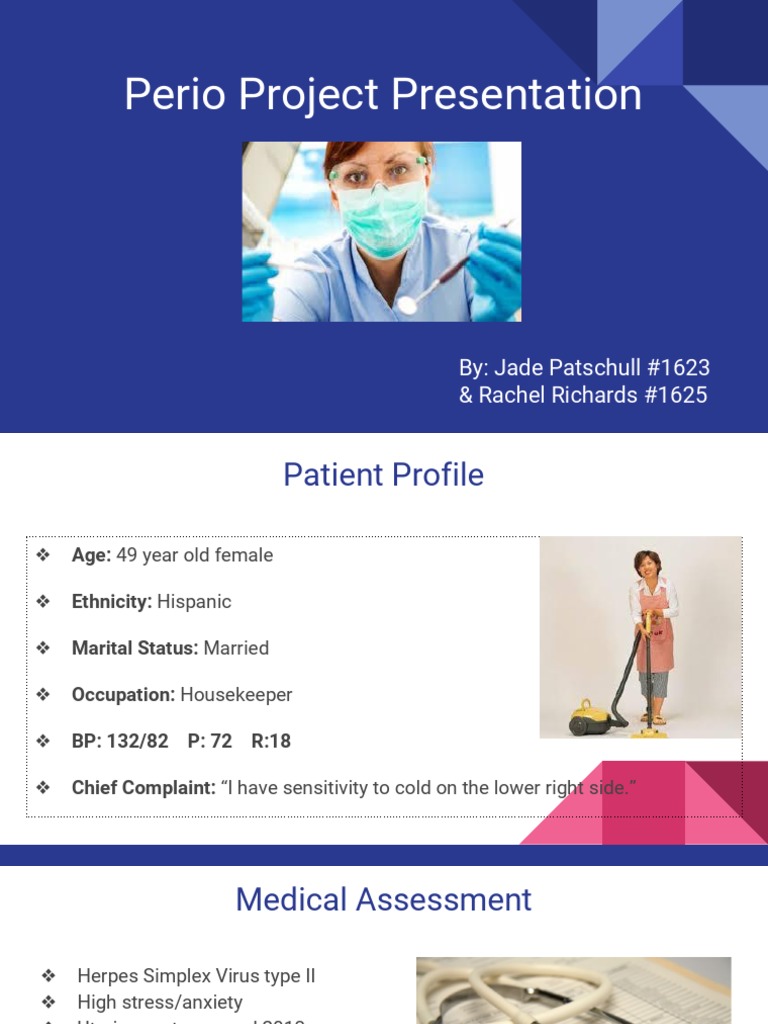 Perio Project Presentation | PDF | Herpes Simplex | Stress (Biology)