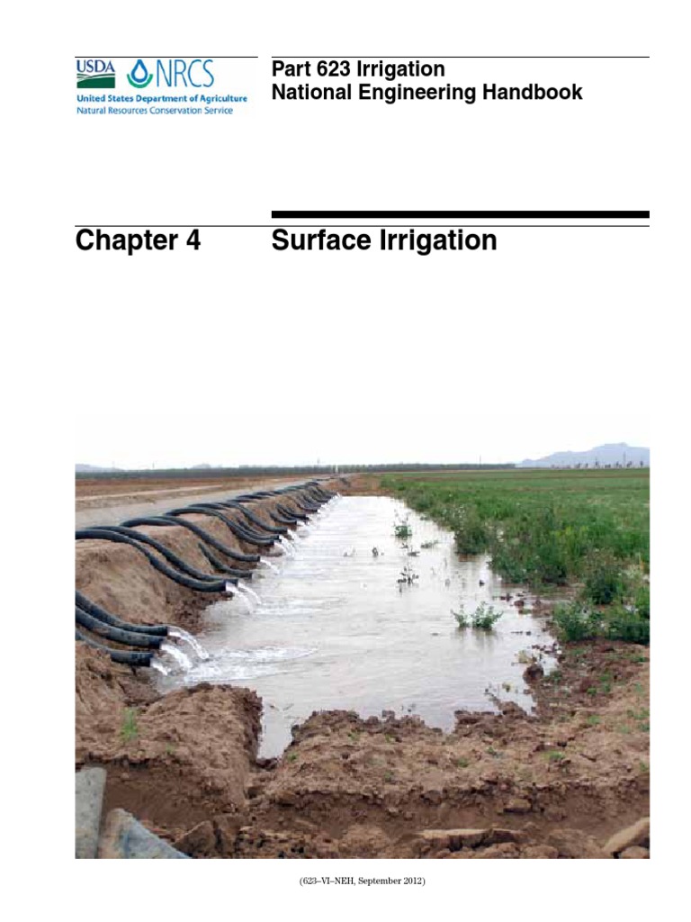 B.ing.5-Ch4 Surface Irrigation, NRCS USDA | PDF | Irrigation | Plough