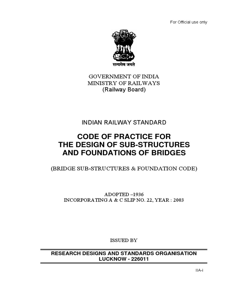 IRS Code for Bridge Substructures | PDF | Flood | River