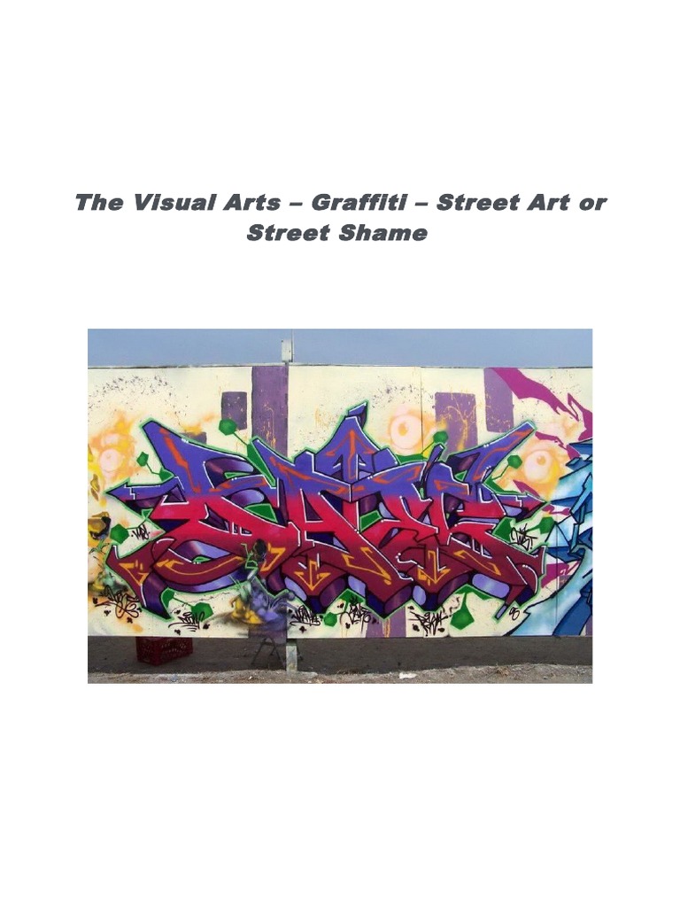 Graffiti: Art or Vandalism Debate | PDF