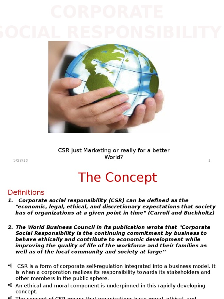 Corporate Social Responsibility: Defining CSR, Its History and ...
