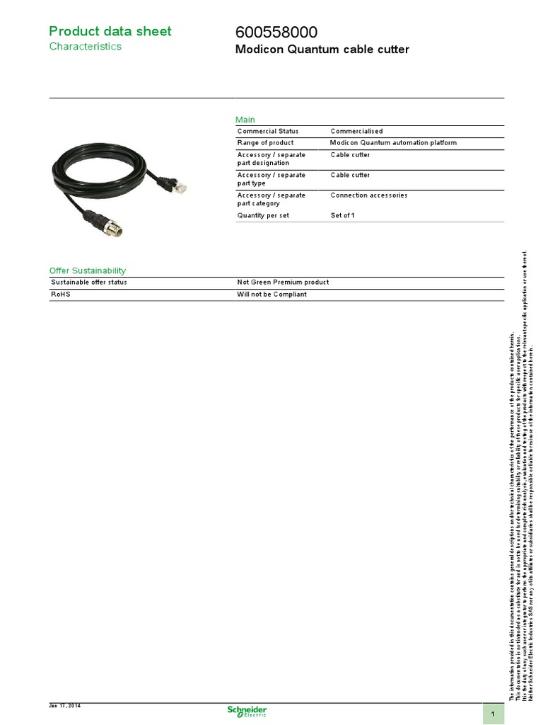 Modicon Quantum Automation Platform 600558000 | PDF