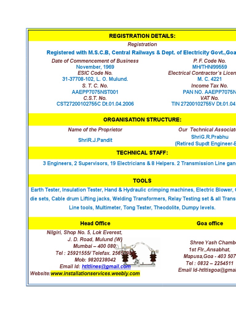 Registration Details | PDF