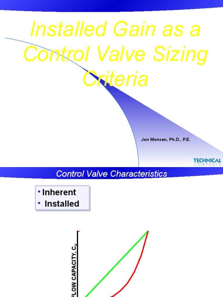 Control Valve Gain and Sizing Criteria | PDF | Valve | Pump