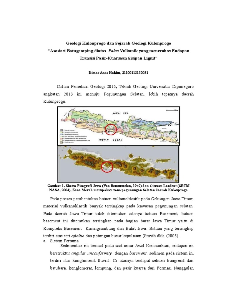 Sejarah Geologi Kulonprogo | PDF