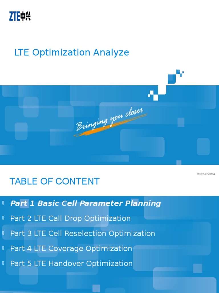 LTE Optimization & Access Solutions | PDF | Science & Mathematics