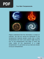 Four Temperaments: Traits & Insights | PDF | Temperament ...