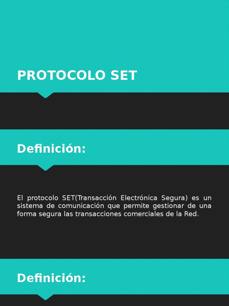 Protocolo Set | PDF | Clave (criptografía) | Criptografía