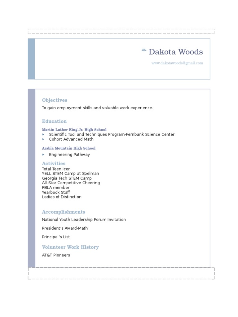 Resume D Woods | PDF