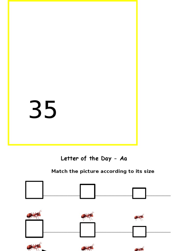 Letter Aa Activities for Kids | PDF