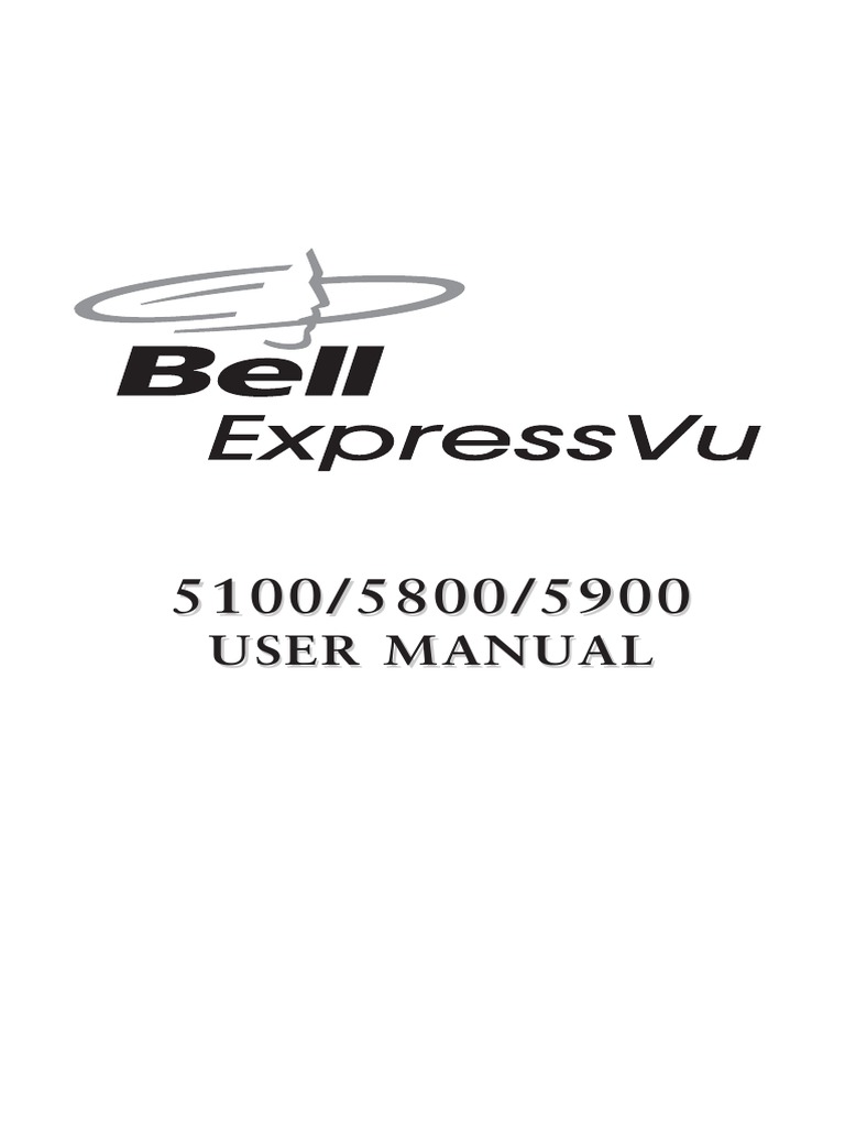 Bell ExpressVu 510058005900 User Manual | PDF | Digital Video Recorder ...