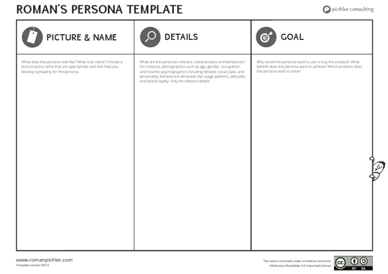Roman's Persona Template Guide | PDF