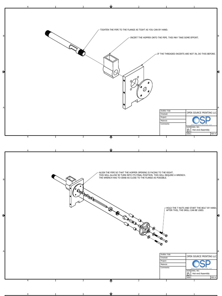 Hot End Assembly Instructions Guide | PDF