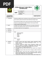 SOP Sterilisasi Alat | PDF