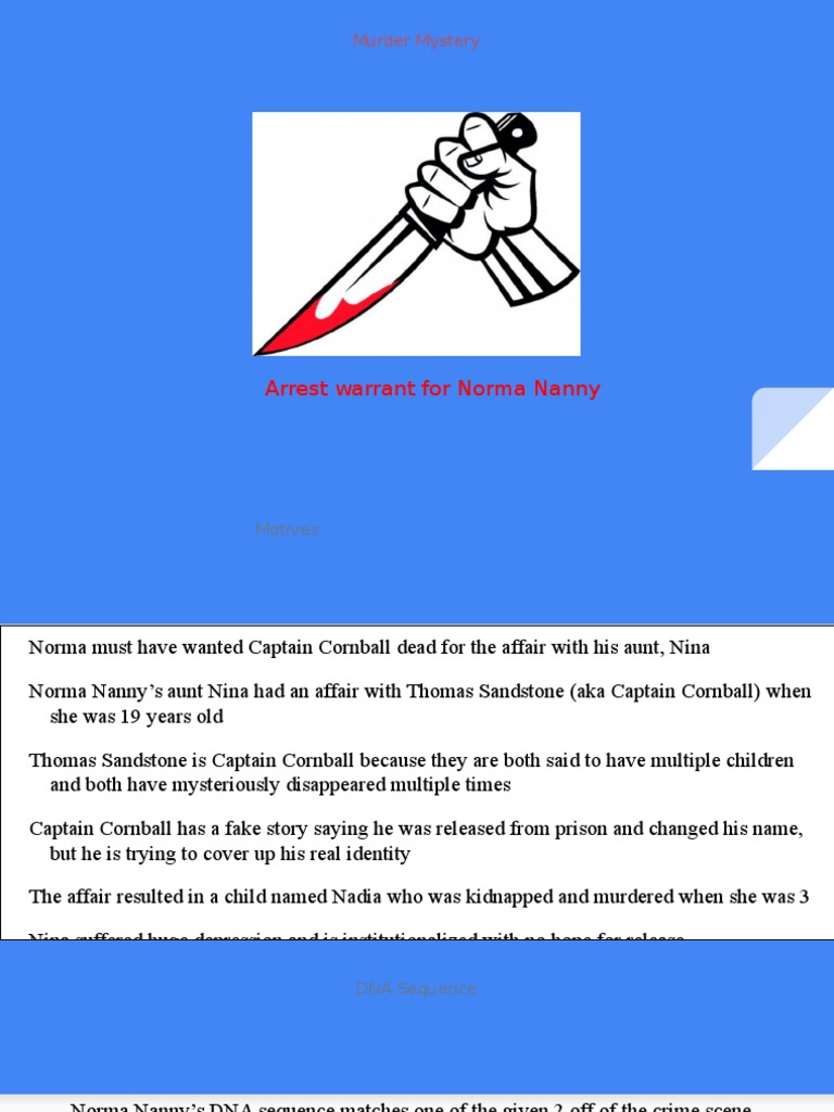 Murder Mystery | PDF | Gel Electrophoresis | Dna Profiling