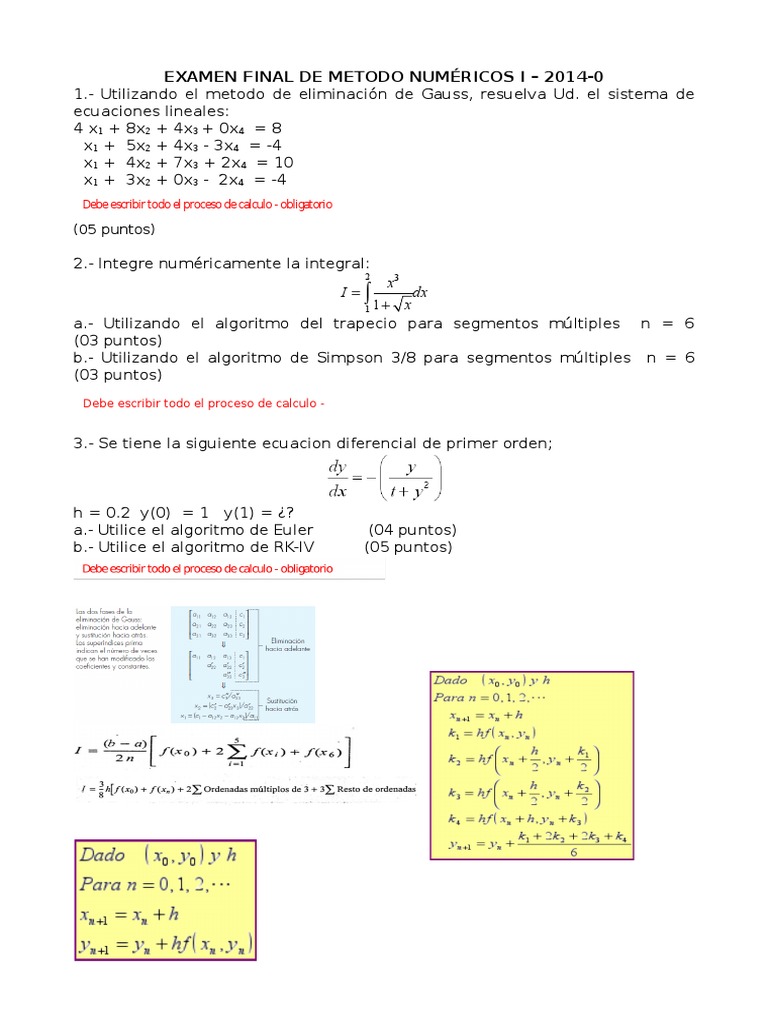 Examenes Resuelto Matlab Excel | PDF | Matriz (Matemáticas) | Multiplicación