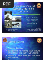 M557, PD-PDSQ, T-Bar | PDF | Fuze | Artillery