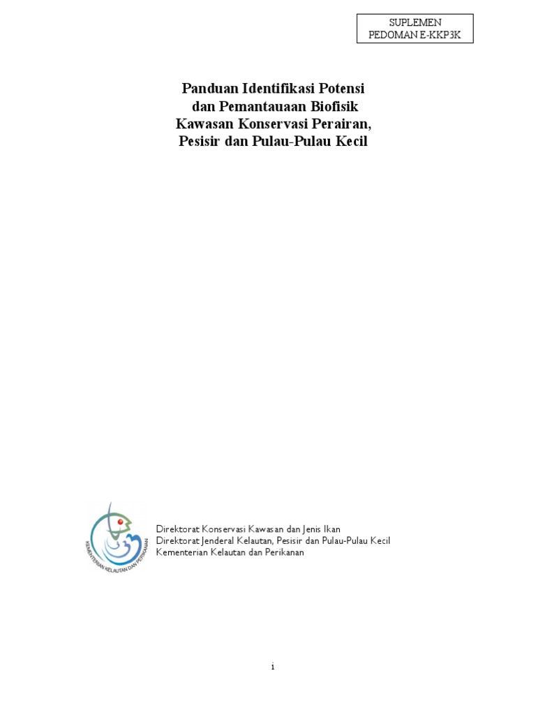 Panduan Identifikasi Dan Pemantauan Biofisik | PDF