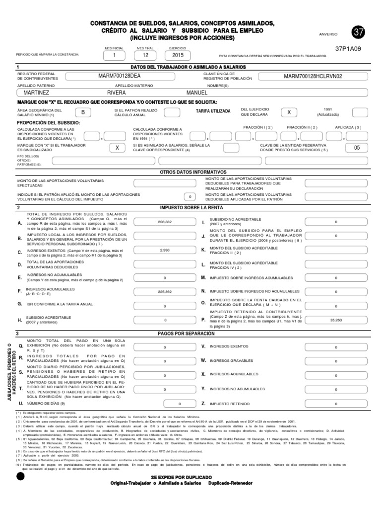 Formulario 37 | PDF | Impuestos | Finanzas del gobierno