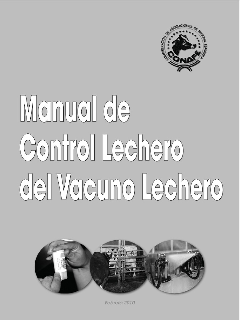 01 11 41 Manual Control Lechero | PDF | Leche | Vacas